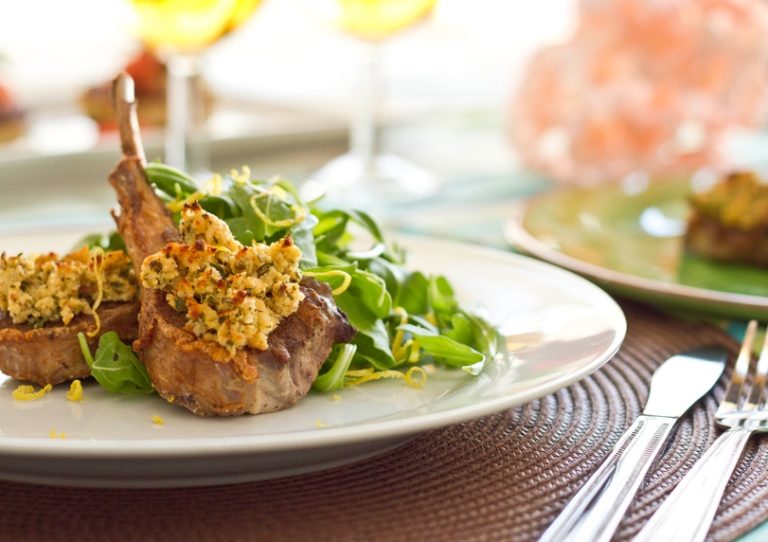 Lemon Herb Crusted Lamb Chops – Chef Jamika